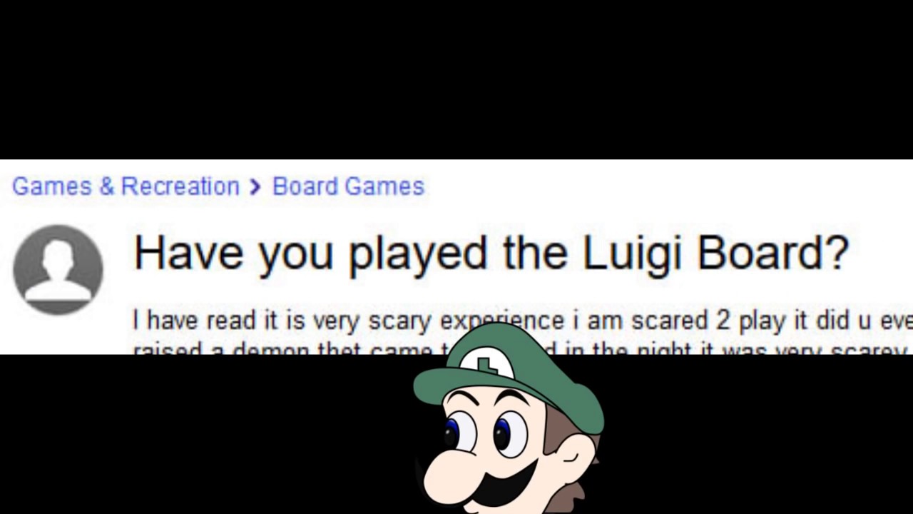 The Luigi Board - YouTube