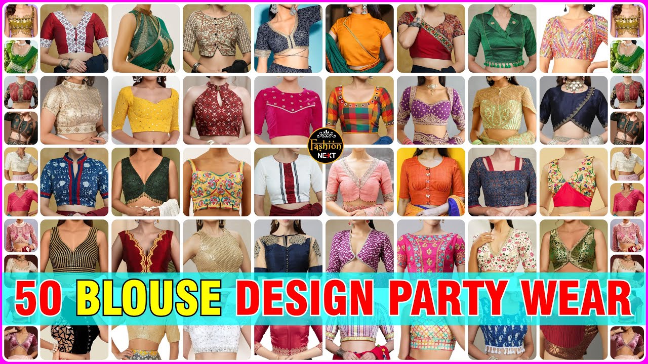 Party Wear Blouse Designs | Blouse Designs New Model | Blauj Dizain ...