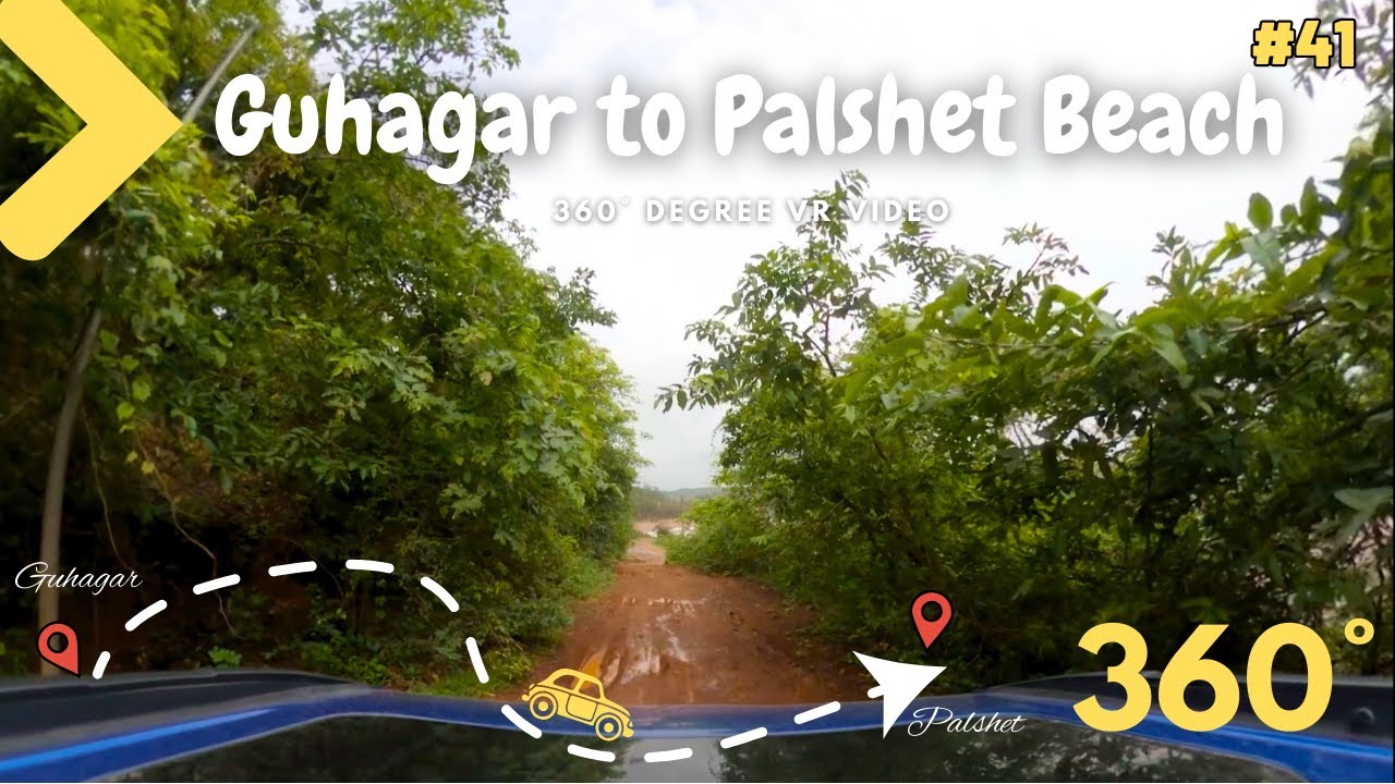 Coastal Ride - 41 | Guhagar to Palshet Beach, Maharashtra in 360 degree ...