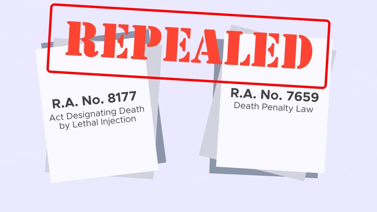 RA No. 9346- An Act Prohibiting the Imposition of Death Penalty in the ...