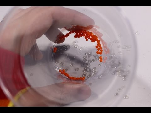 ASMR The World Most Relaxing Video Orange Color Orbeez Counting Kids Calming Down