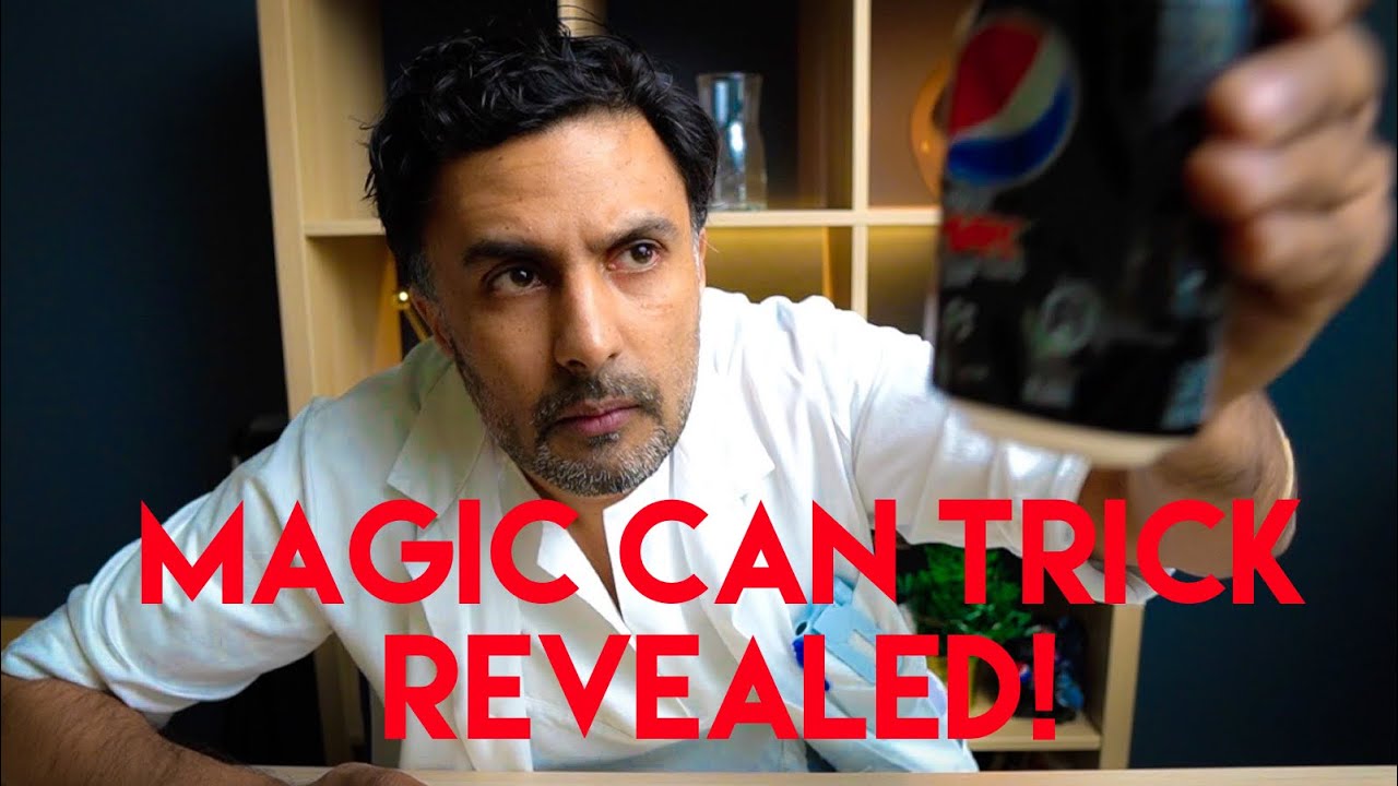 MAGIC SODA CAN TRICK REVEALED - YouTube