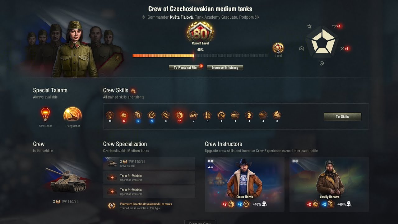 World Of Tanks/Crew 2.0: TVP T 50/51 ''Chuck Norris.'' - YouTube