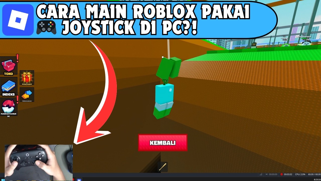 Cara Main Roblox Pakai Joystick di Laptop atau Komputer (Terbaru 2026 ...