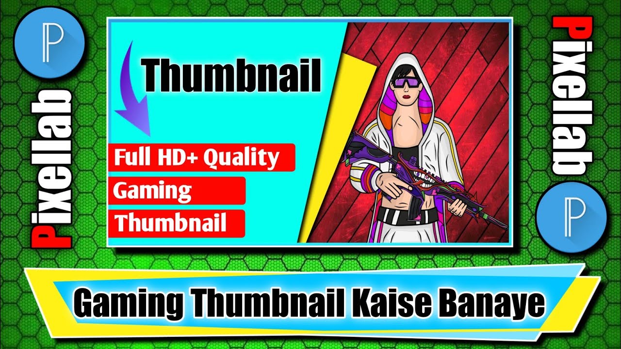 How to Make Gaming Thumbnail On Android | Gaming Thumbnail Kaise Banaye ...
