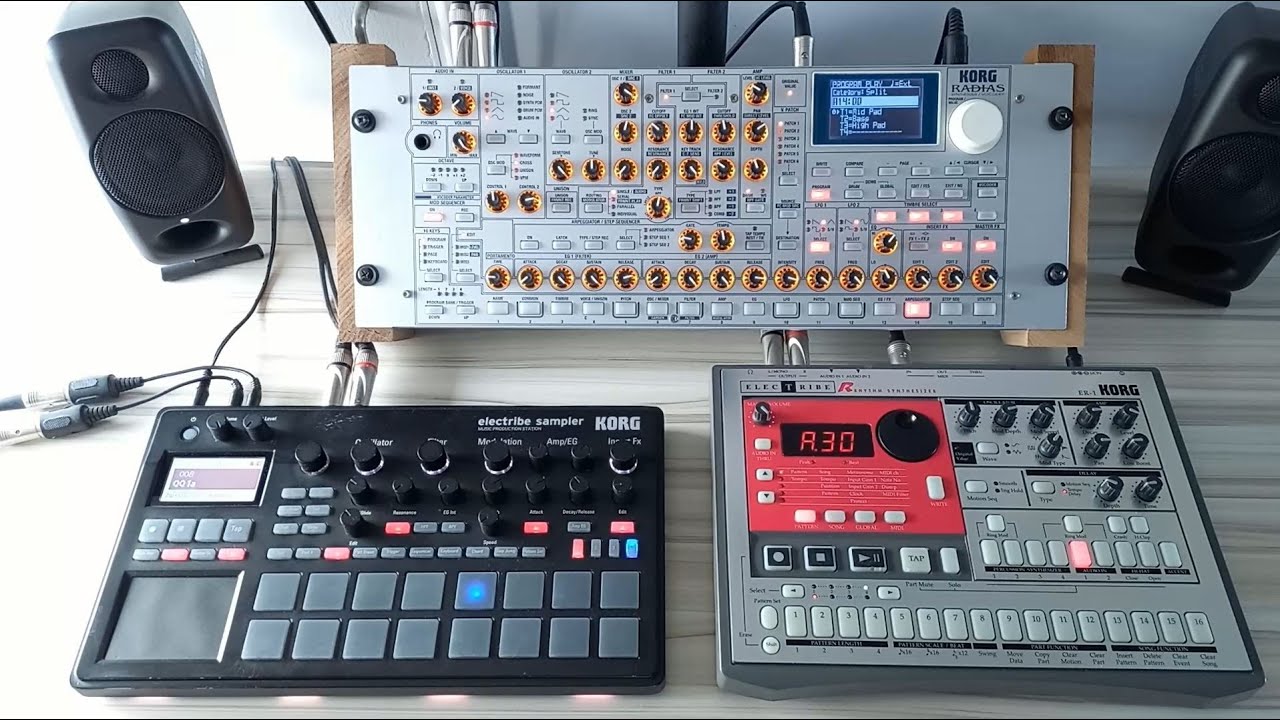 Korg ER-1, Korg Electribe Sampler 2 and Korg Radias - Datura - YouTube