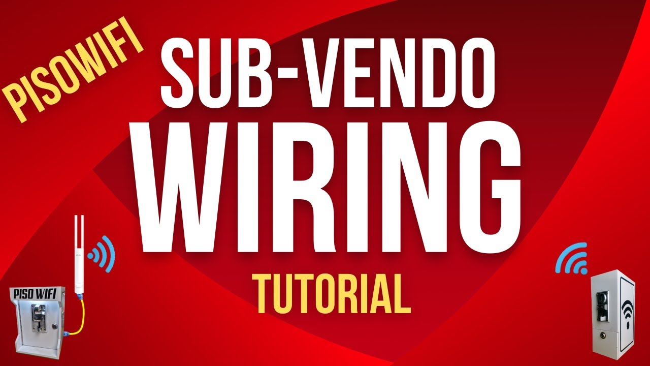PisoWiFi Wireless Sub-Vendo Wiring Tutorial - YouTube