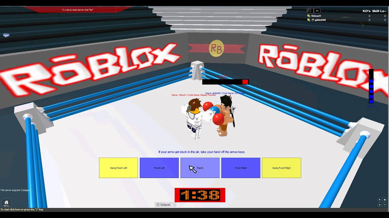 ROBLOX Boxing With 1blood1! Ep.1 - YouTube