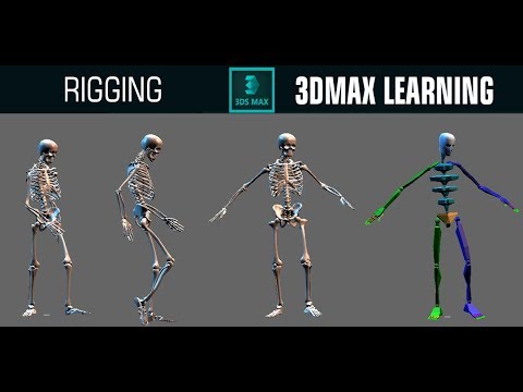 Easy Rigging skeleton with biped in 3d max - YouTube