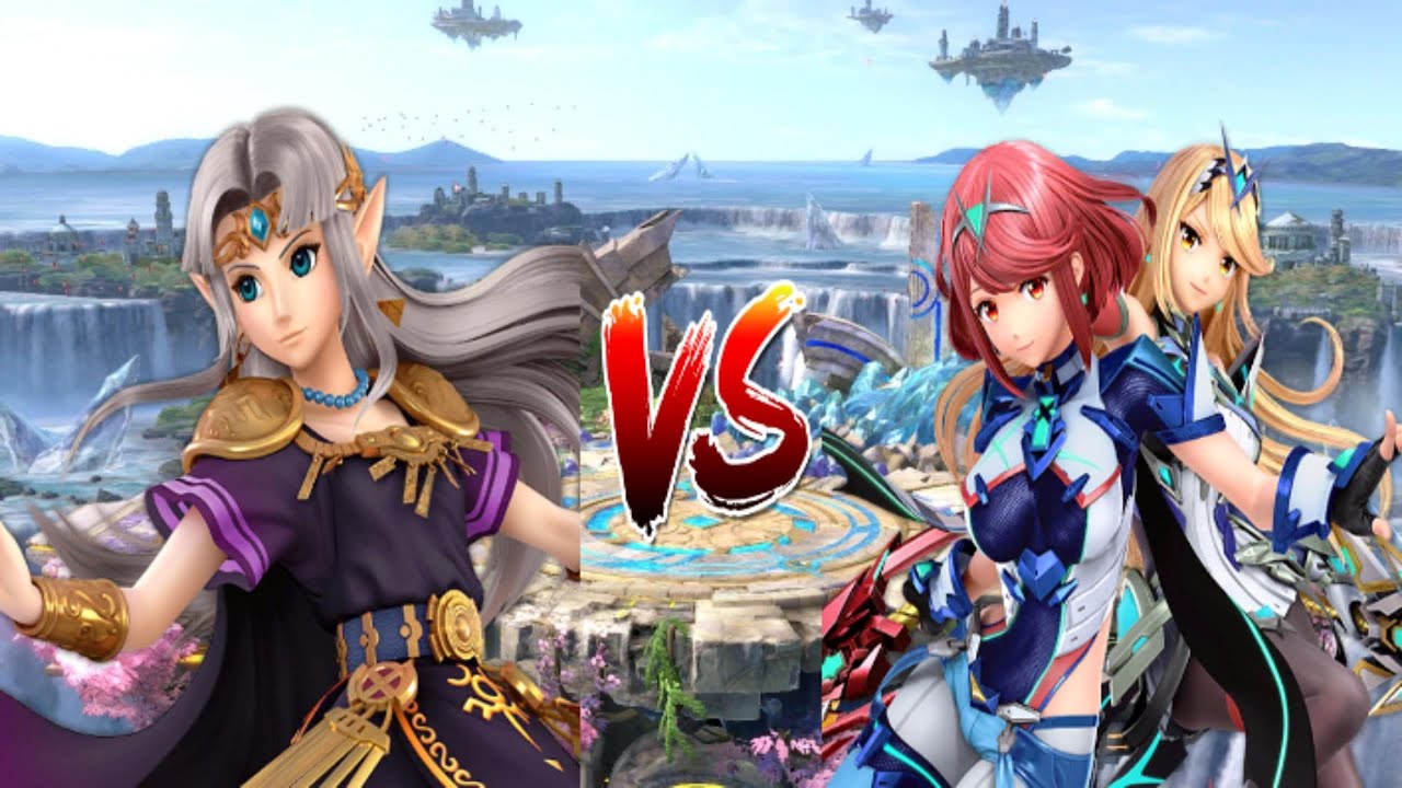 ZELDA VS PYRA MYTHRA - SUPER SMASH BROS ULTIMATE - YouTube