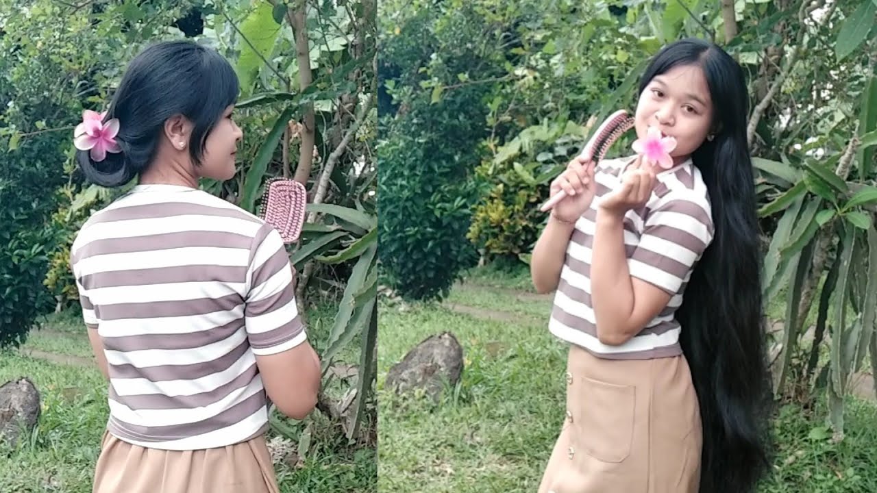 TUTORIAL JEDAI RAMBUT PANJANG DAN HAIRPLAY - YouTube