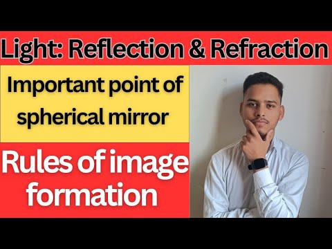 CBSE CLASS 10TH LIGHT 02: Reflection & Refraction | Rules of image ...