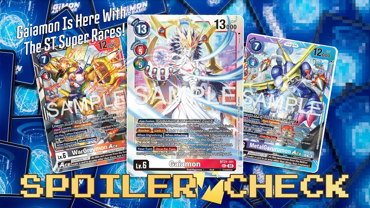 Gaiamon Is Here With The ST Super Rares! | BT21+ST20&ST21 Spoiler Check ...