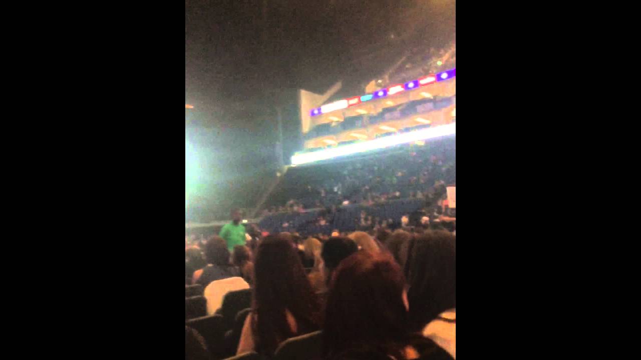 View from Block B1 Floor Row G at O2 Arena London - YouTube