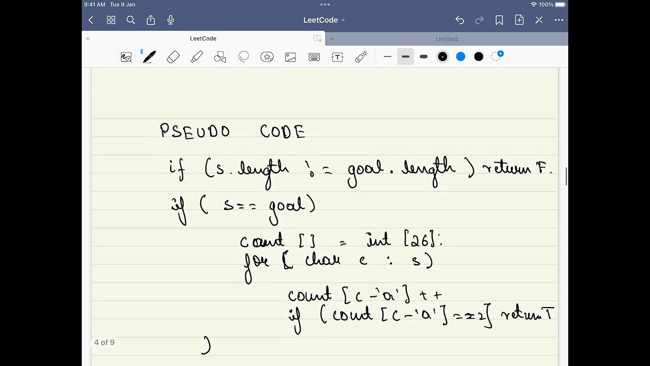 LeetCode 859 Buddy Strings - YouTube