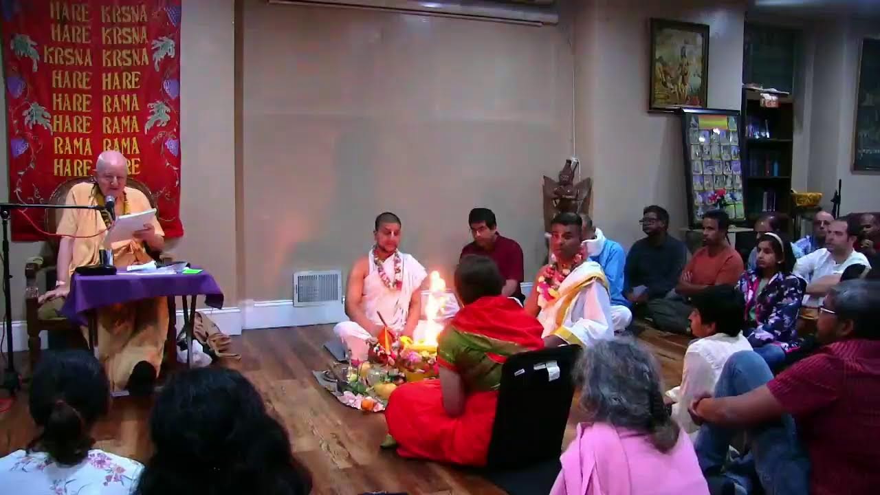 ISKCON St Louis March 3 - Sunday feast and Initiation Lecture - YouTube