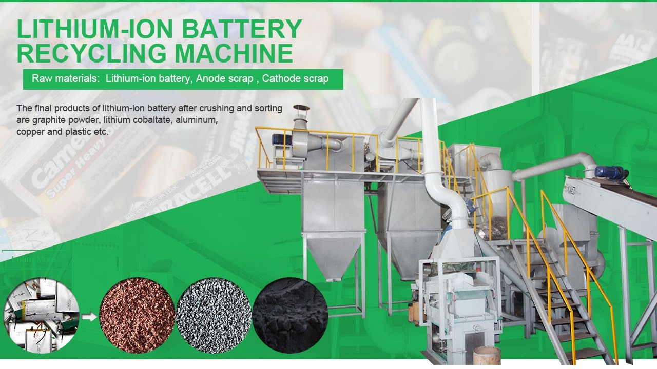Recycling The Lithium-Ion From Waste Electric Battery And EV Battery ...