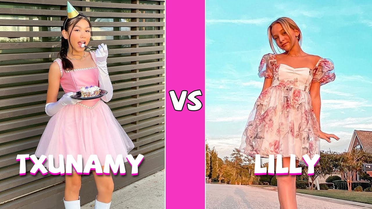Txunamy Vs Lilly Ketchman TikTok Dances Compilation - YouTube