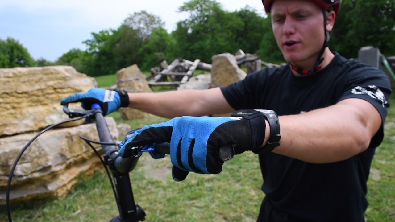 Jumping on the back wheel - YouTube