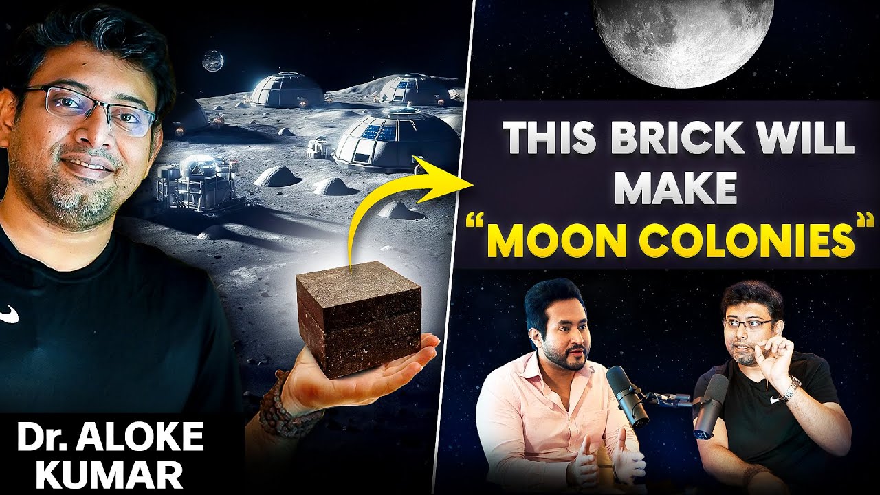 INDIAN SCIENTIST Creates Real MOON BRICK | Moon Colonization Plan ...