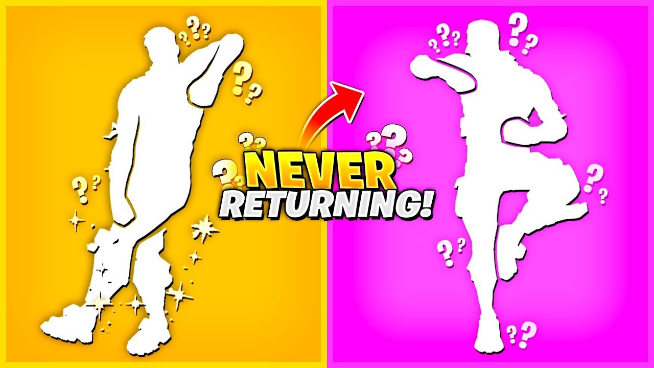 THESE EMOTES have NEVER RETURNED to the ITEM SHOP..! Fortnite Rare ...