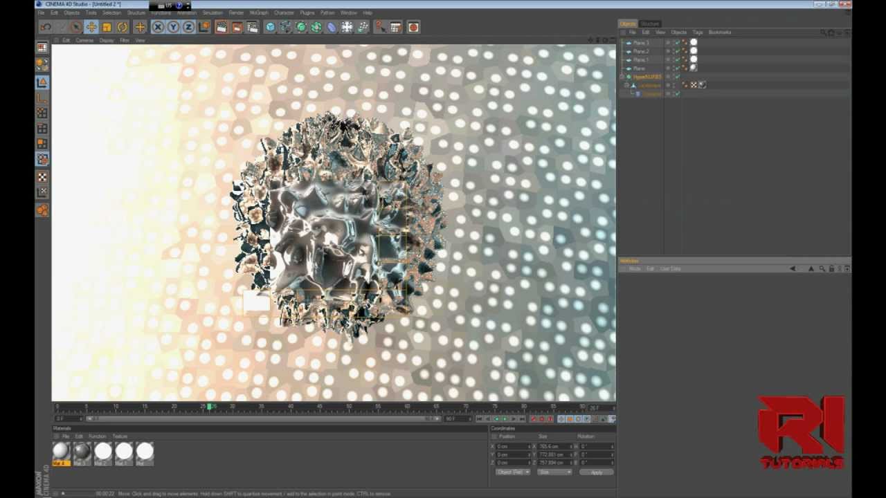 How to Make a Displacer Sphere | Cinema 4D - YouTube