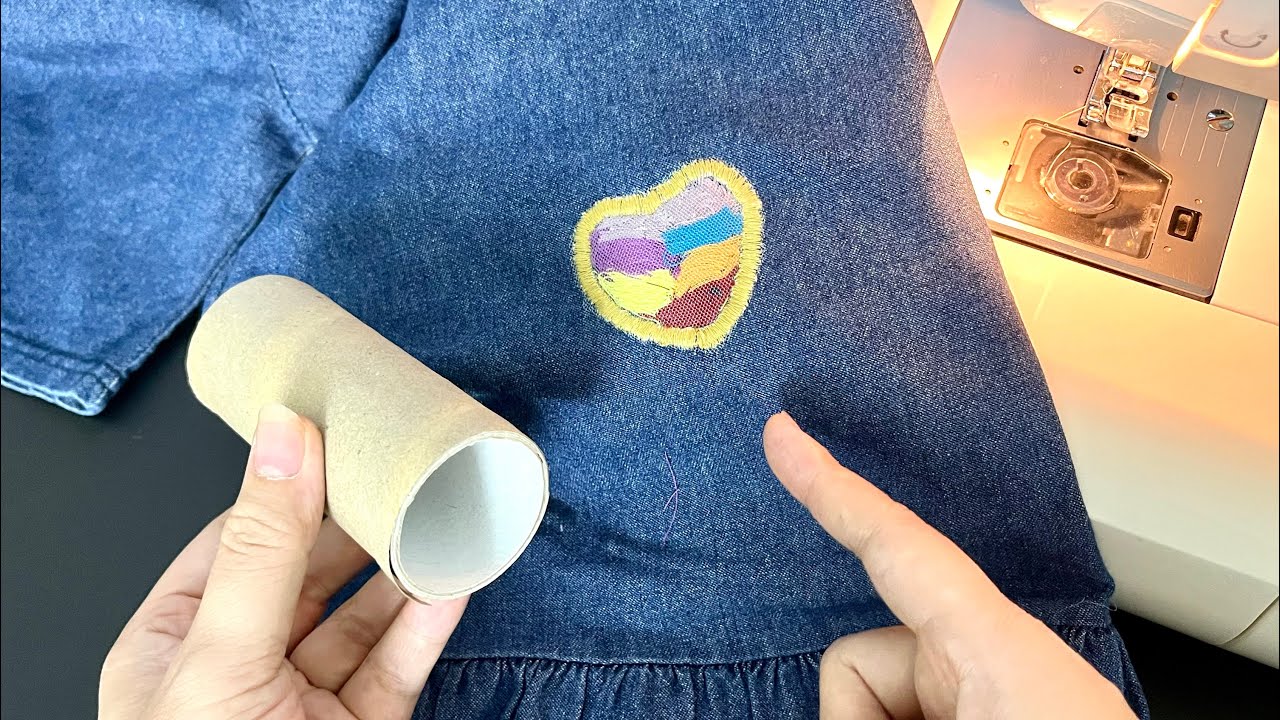 ⛔️ The secret to creating patches on fabric/ Unique sewing tip - YouTube