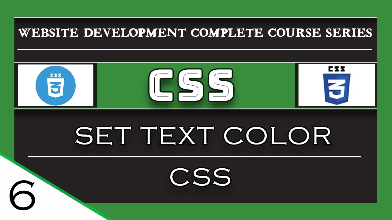 How || to Set Text Foreground || Color in || Css || Website Development ...
