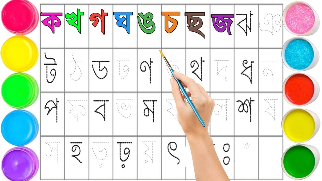 Banjonborno song | ব্যঞ্জনবর্ণ -ক খ | Bangla Bornomala | Bangla Rhymes ...