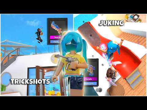 BEATING TARGETTERS-TRICKSHOTS IN MM2 (Murder Mystery 2)