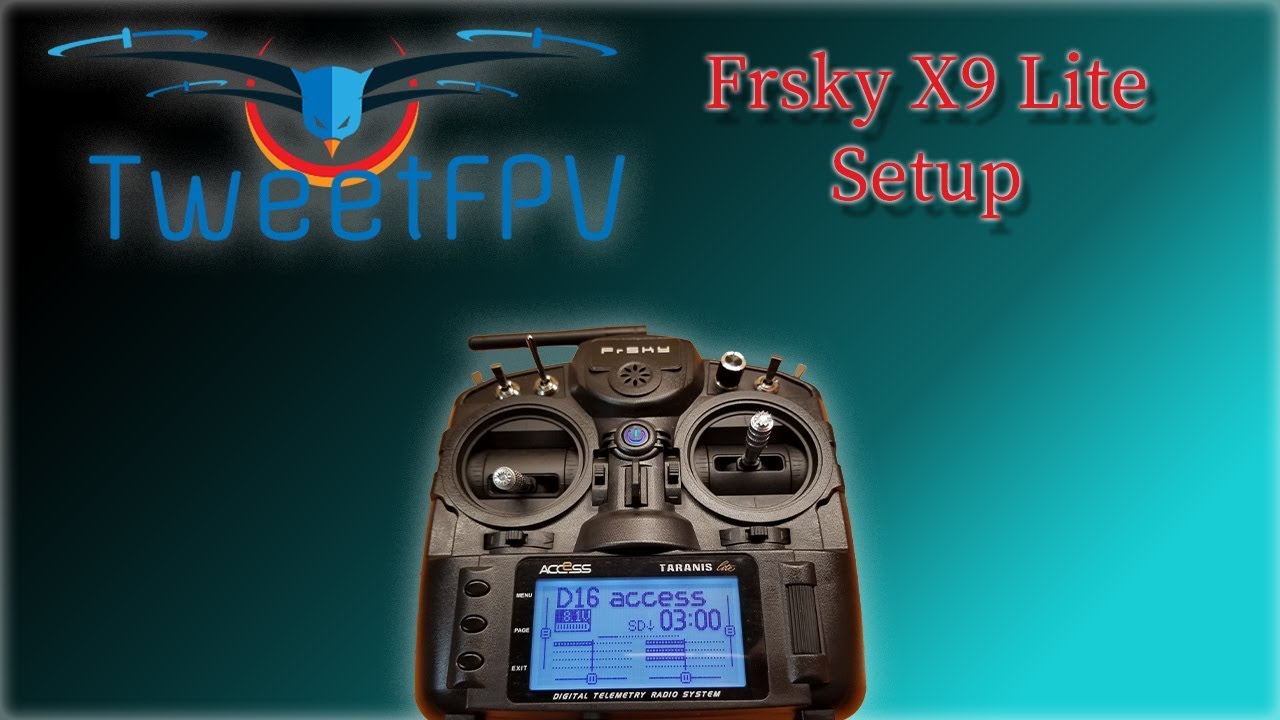Frsky X9 Lite Setup - YouTube