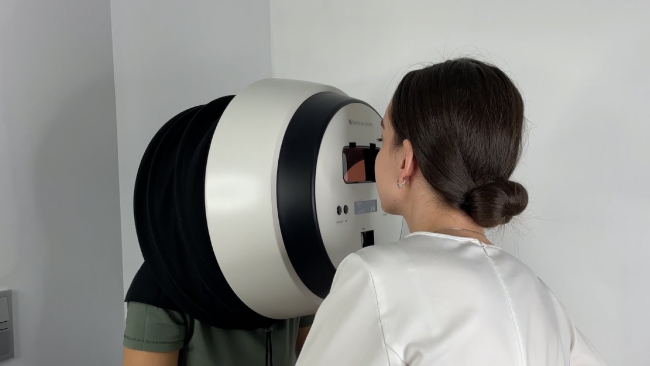 Диагностика кожи на аппарате Skin Scope - YouTube