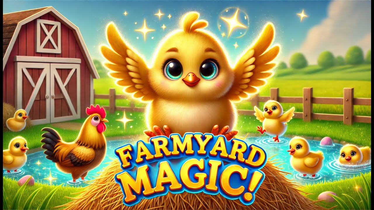 Chicks Ducks and Hens in the Farmyard | Kids English Poem| The Kids ...