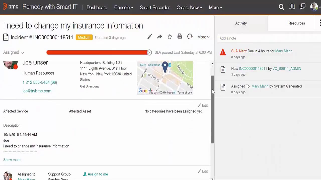 Remedy with Smart IT 1.5 - Agent to agent collaboration - YouTube