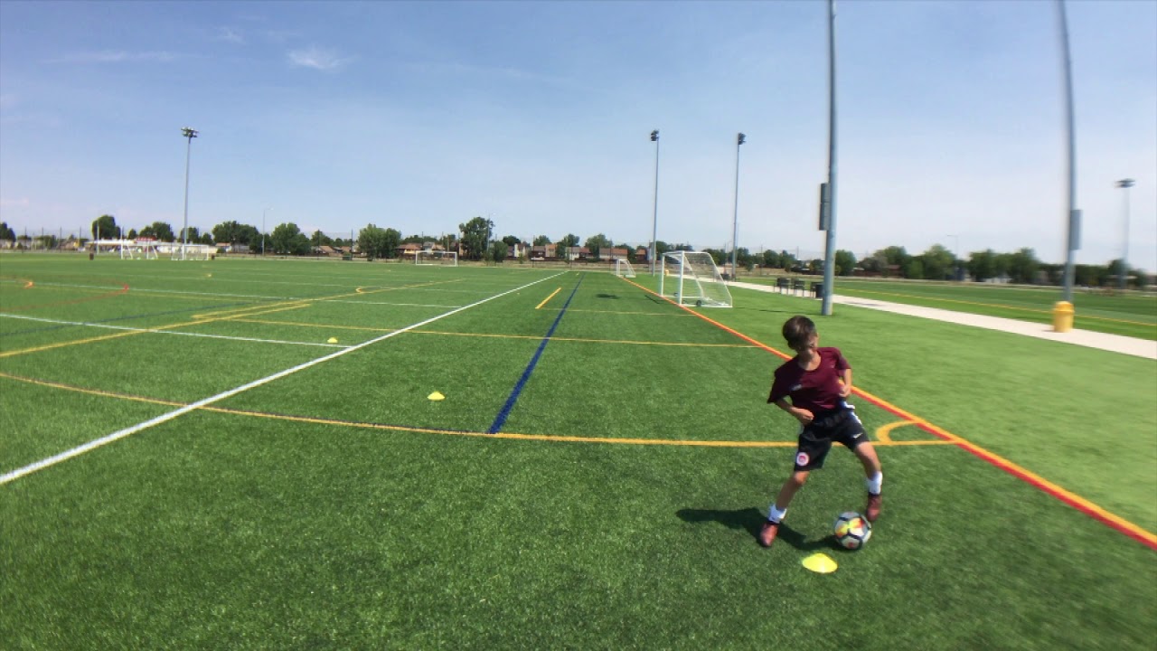 Mastering the Art of Dribbling: Three cone; extended distance, attack ...
