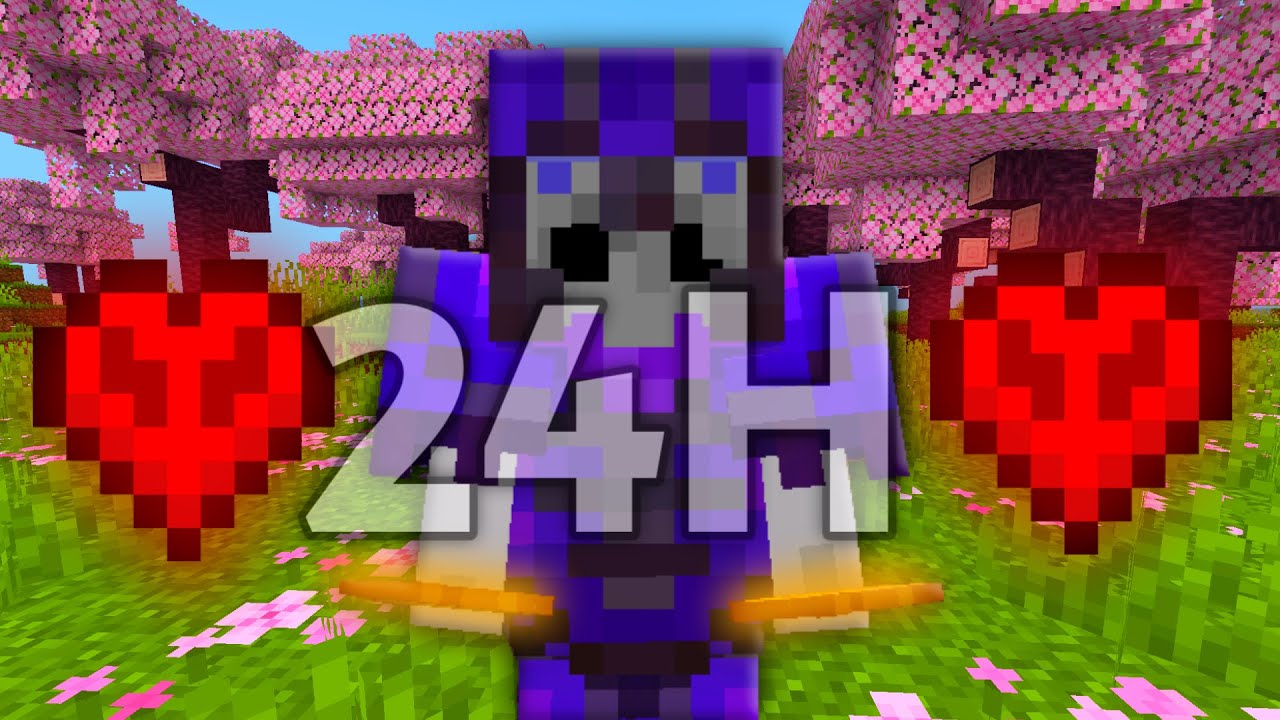 24 HORAS pra me TORNAR IMORTAL no Minecraft - YouTube