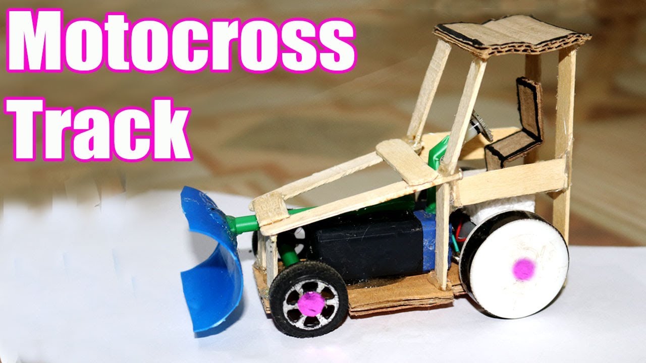 How to Make a Motocross Race Track at Home || Very Fasting Motocross ...