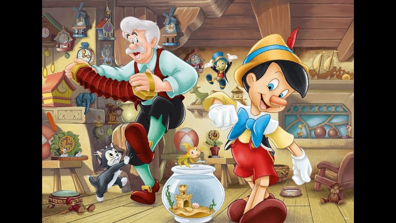 Pinocchio story | bed time story | Read aloud story Pinocchio by Coco ...