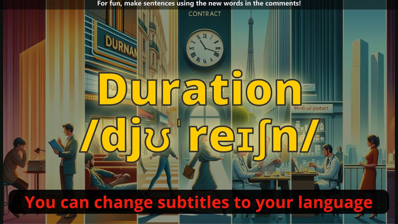 Duration meaning with 5 examples - YouTube
