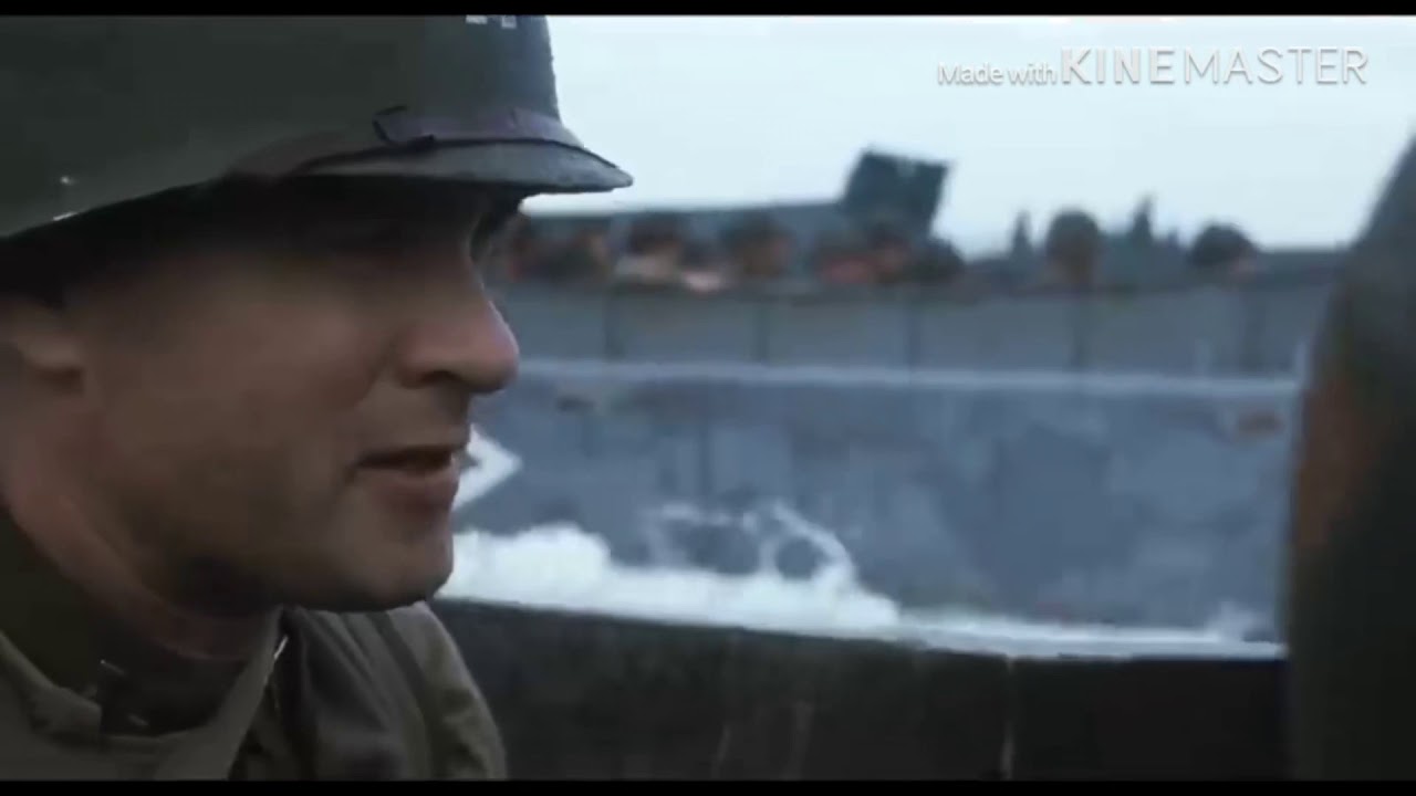 Saving Private Ryan D-Day Scene Edit - YouTube