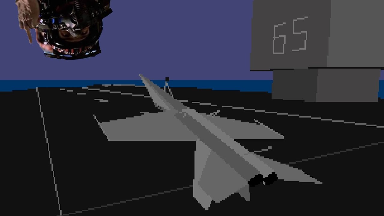 F/A-18 Interceptor • Inverted Carrier Landing (Amiga 500) - YouTube