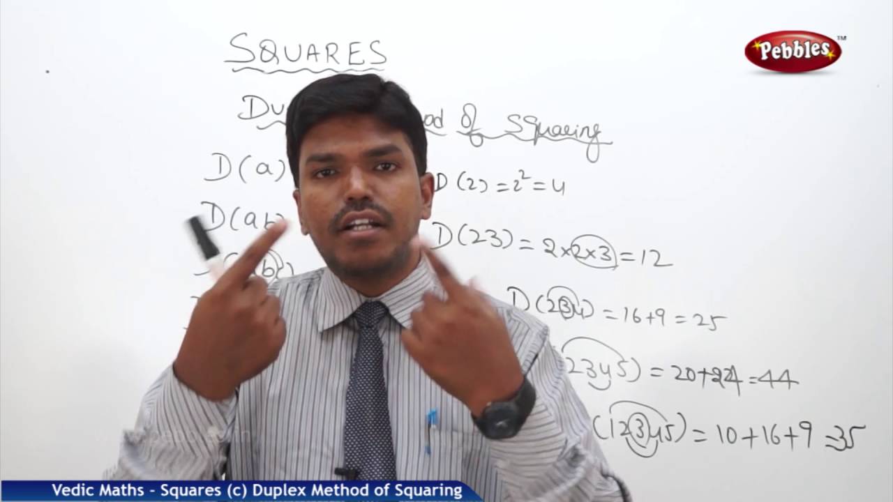 Duplex Method of squaring in Vedic Maths | Speed Maths | Vedic ...