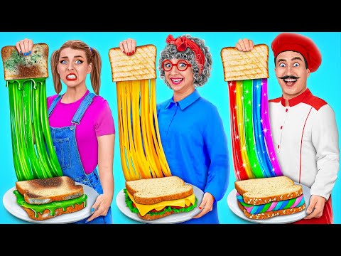 Ben vs Büyük Annem Yemek Yapma Mücadelesi #6 | Basit Ve Gizli Mutfak Tüyoları ve Eşyaları Multi DO