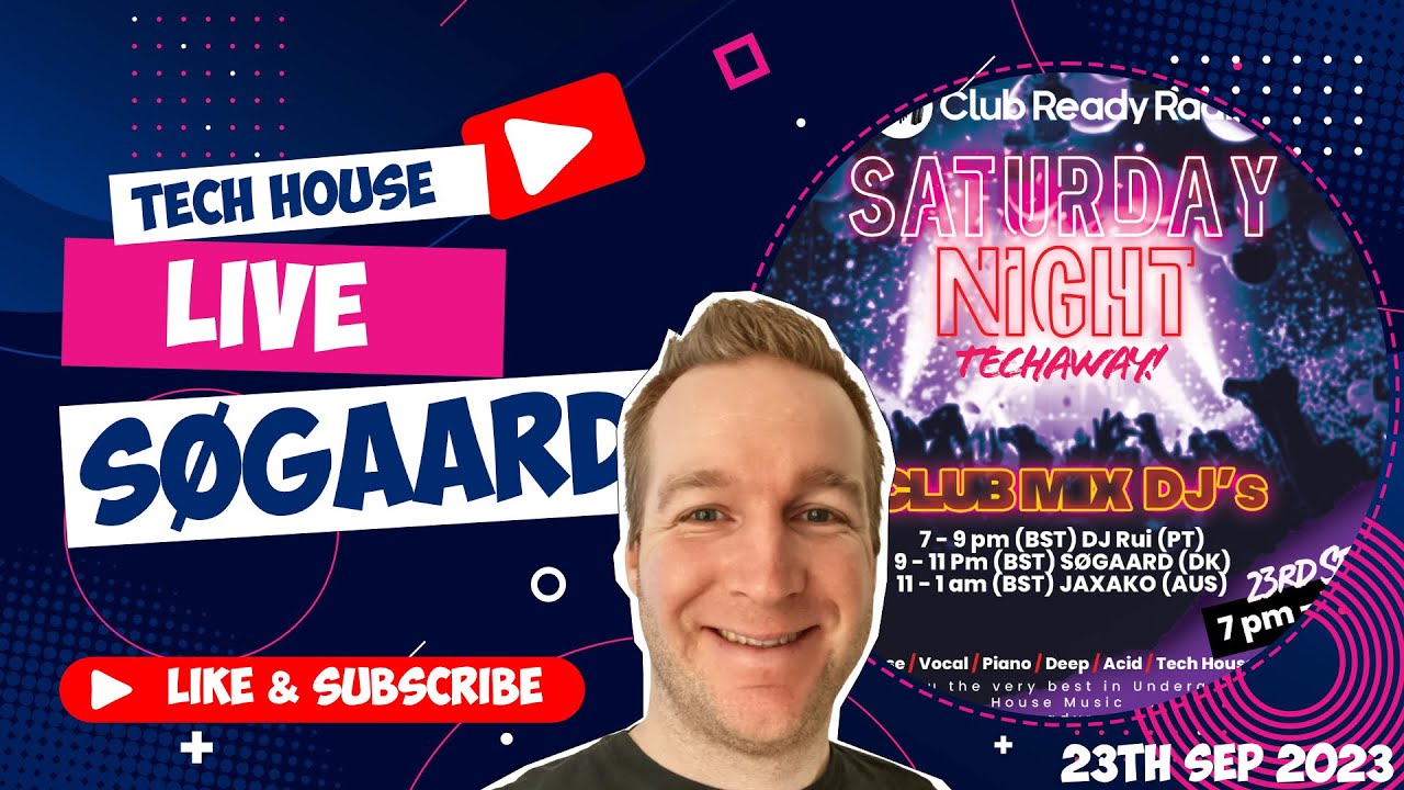 SØGAARD (DK) live at Tech Away 23th Sep 2023 - YouTube