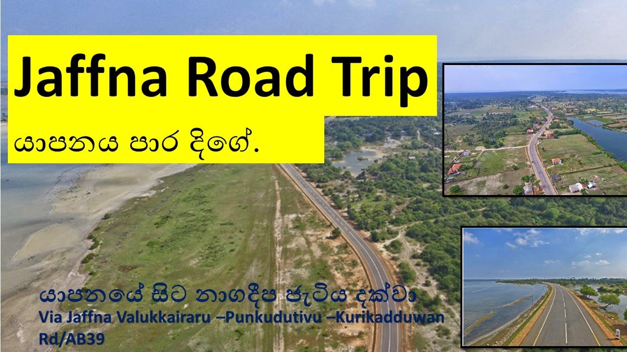 Road view Jaffna to Kurikadduwan Jatty | Beautiful Jaffna | Beautiful ...