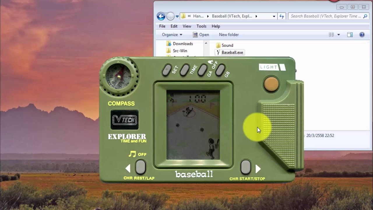 Handheld Game & Watch Baseball VTech Simulator - YouTube