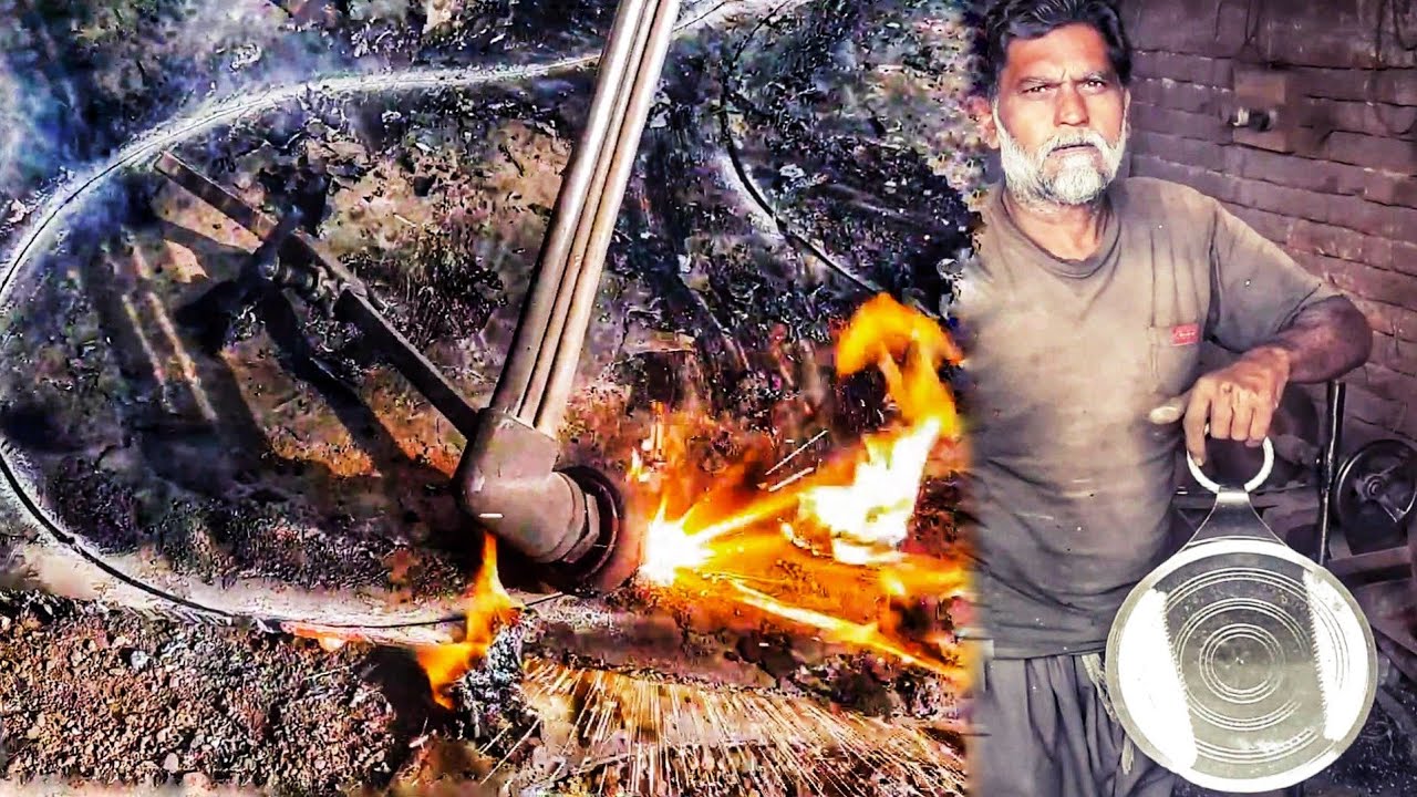 Amazing Process of Manufacturing Iron Griddle | Indian Bread Maker ...