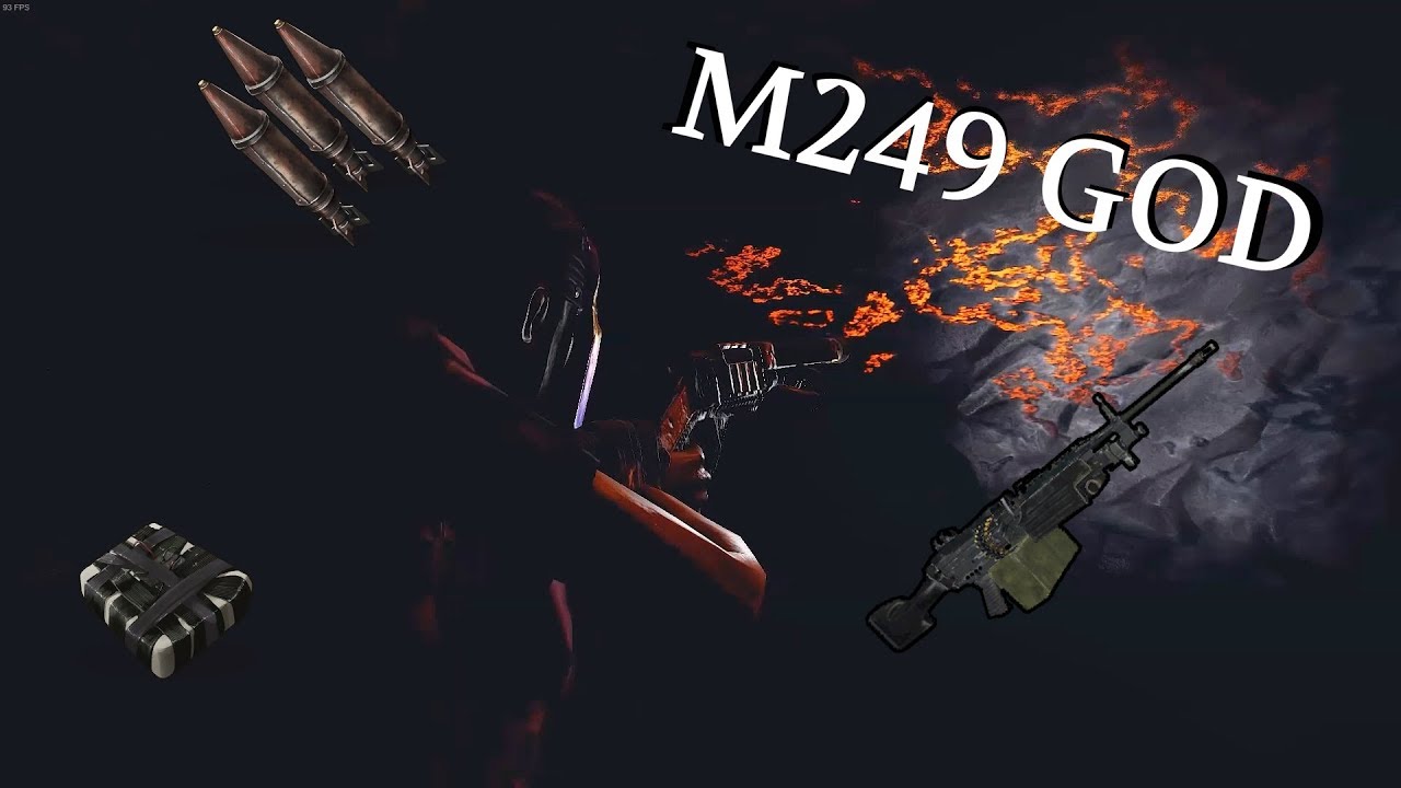 Rust l M249 GOD HighLights Raid Simulator Experience - YouTube