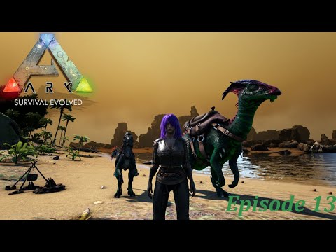 Ark: Survival Evolved: Episode 13 - Upgrading the Beach Base! - YouTube