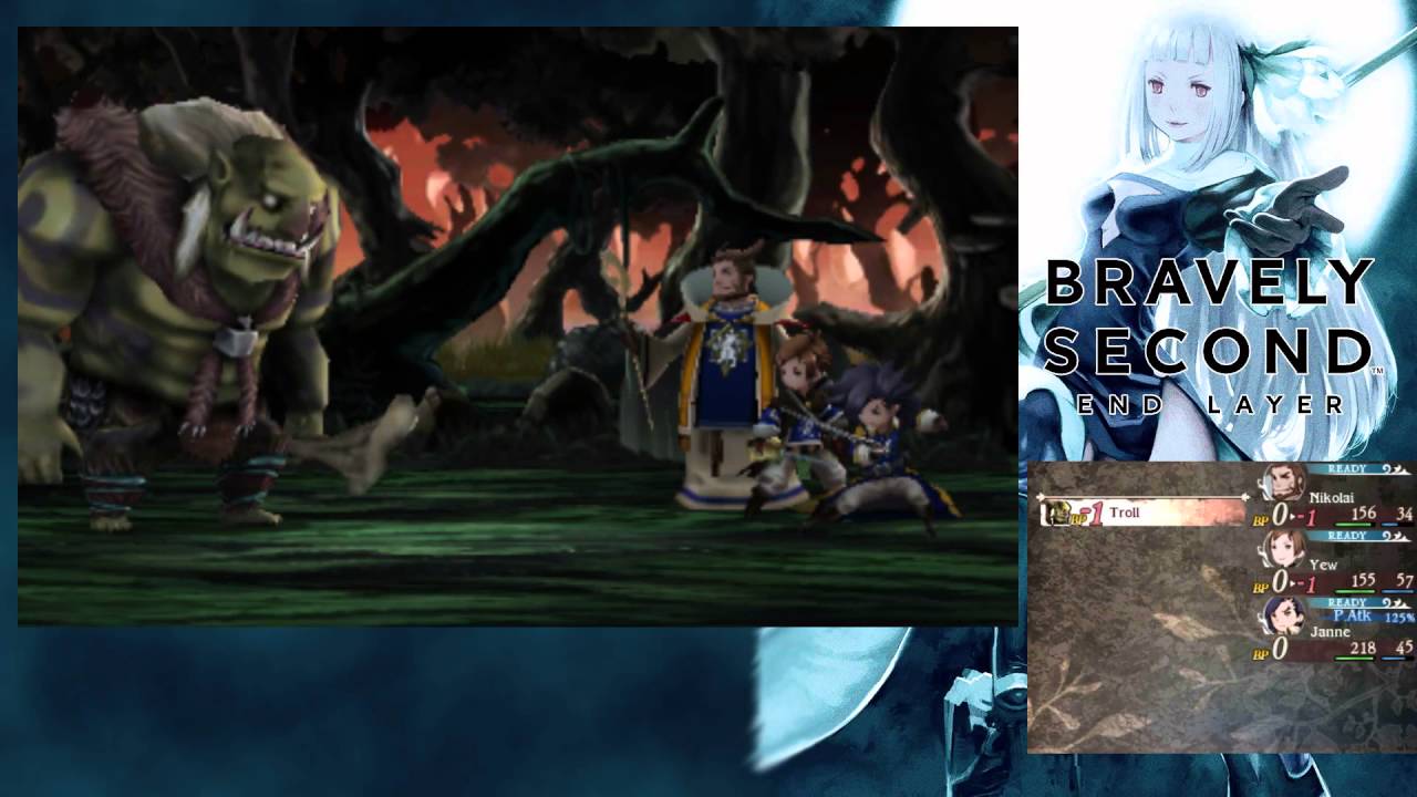 Bravely Second [Uncensored]: Boss #1 - "Troll" - YouTube